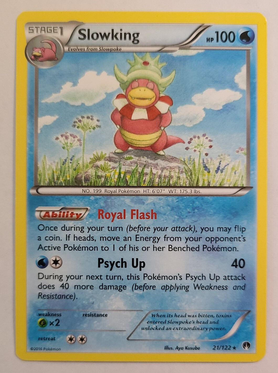 Pokémon SLOWKING 21/122 Rare BREAKpoint Deck Exclusives - Light Play 🍒 ...