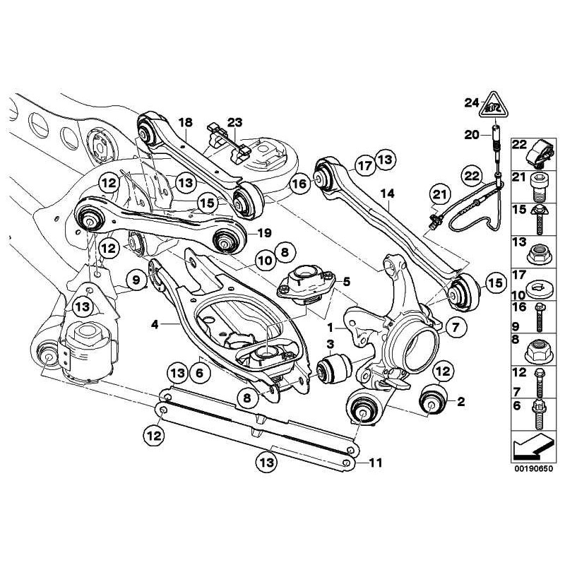 3x Original BMW 33526764406 - Torxschraube mit Bund 10X1.5X20-10.9 1er ...