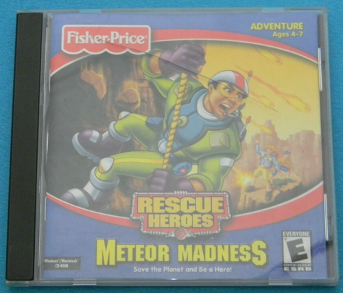 FISHER-PRICE RESCUE HEROES METEOR MADNESS PC/MAC CD-ROM GAME IN JEWEL ...