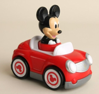 Disney Mickey Mouse Push and Go Racer Car. Tested & Works!! | eBay