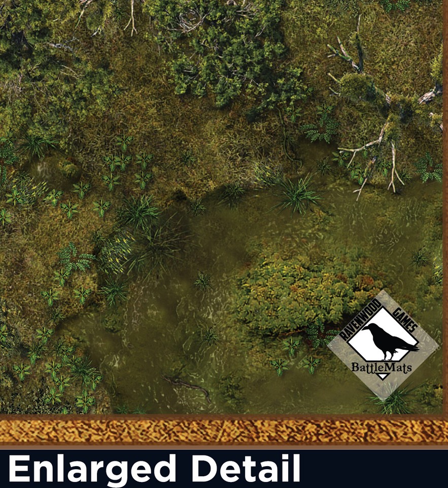 Hilltop Encounter 36"x36" Battle Mat - D&D and Pathfinder Mini Map ...