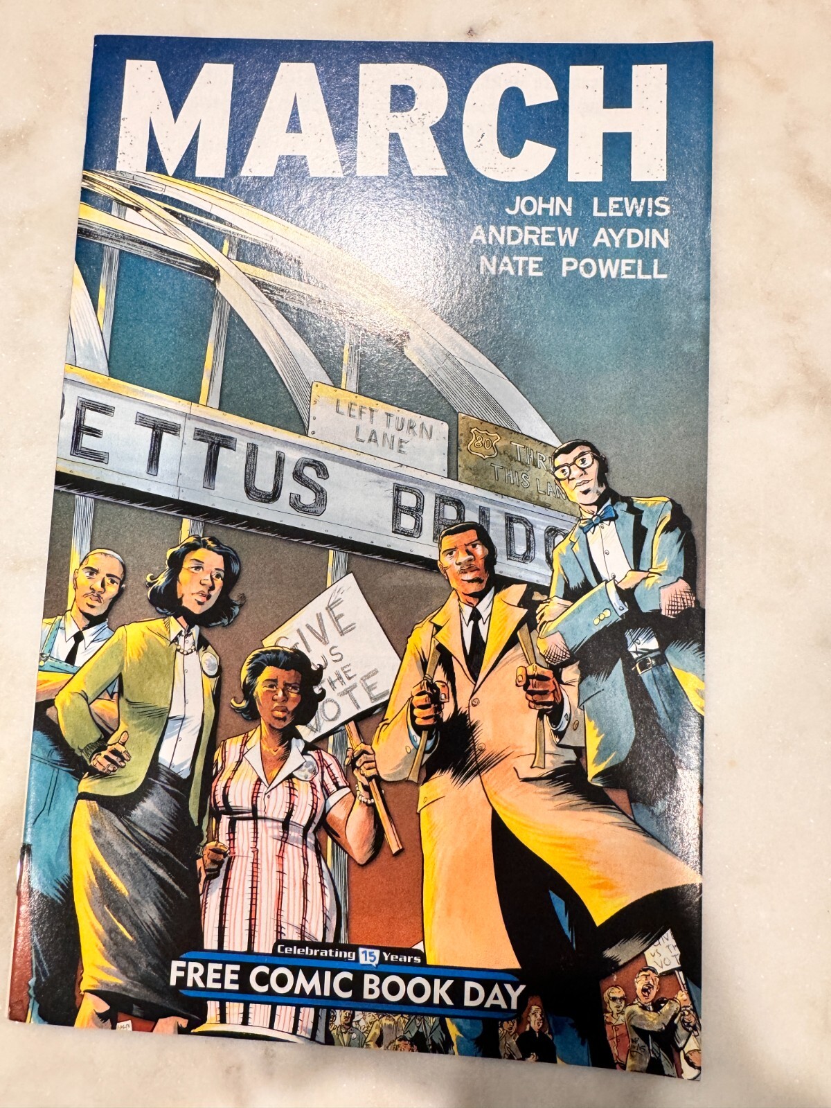 MARCH #1 by Creator JOHN LEWIS 1ST COMIC BOOK FCBD IDW (2016) Eisner Winner! | eBay