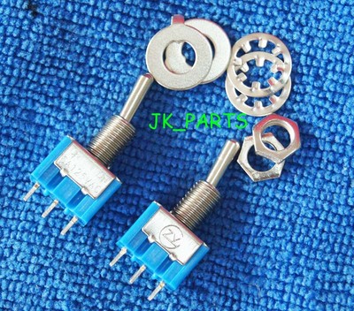 10pcs NEW Mini MTS-102 3-Pin SPDT ON-ON 6A 125VAC Toggle Switches | eBay