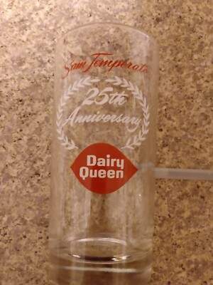 Vintage Dairy Queen Drinking Glass 1965??? Sam temperato 25th ...