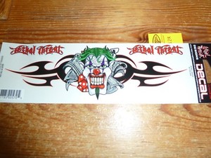 LETHAL THREAT Motorcycle Decal Sticker LT55051 JESTER # | eBay