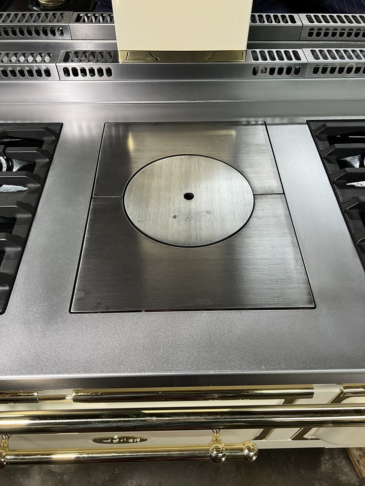 Morice 51” Gas Enamel Brass Range French Top La Cornue Custom Made ...