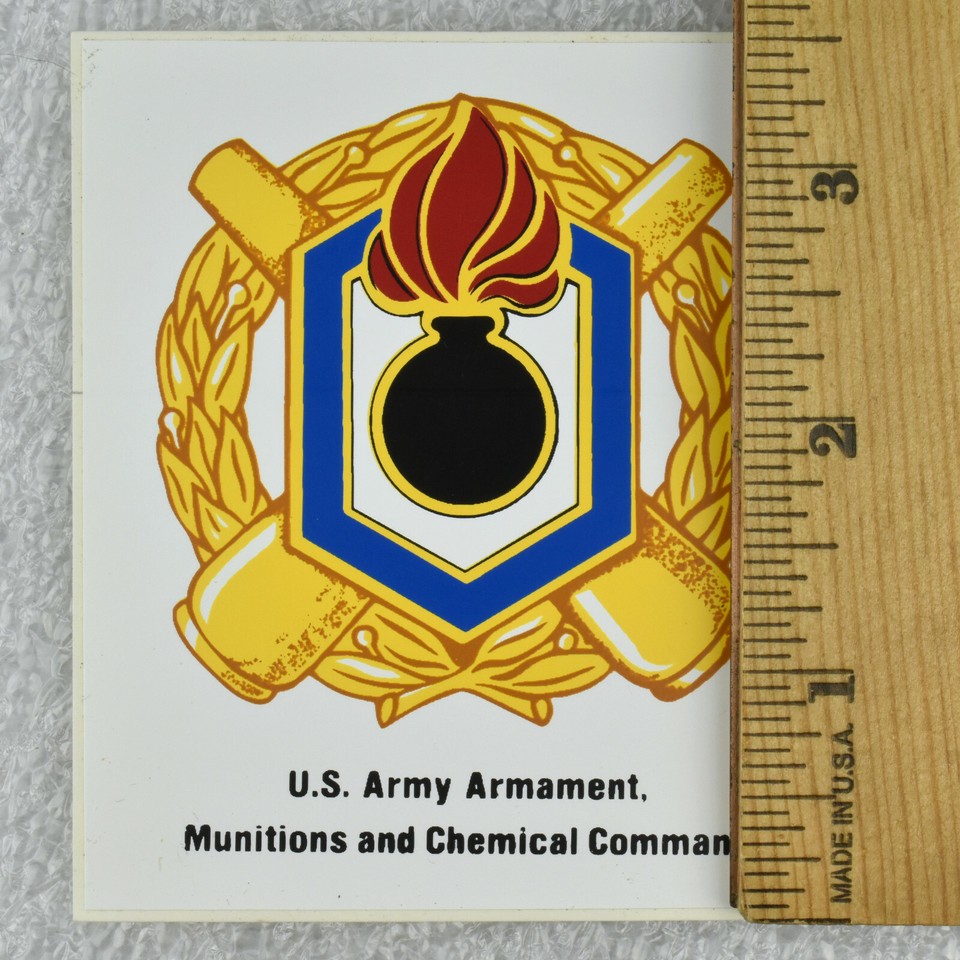 U.S. Army Armament Munitions and Chemical Command AMCCOM Military ...