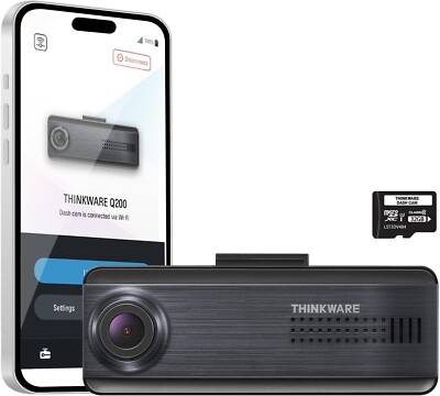 THINKWARE Q200 2K Front Dash Cam Car Dashcam | WiFi | Parking Mode ...