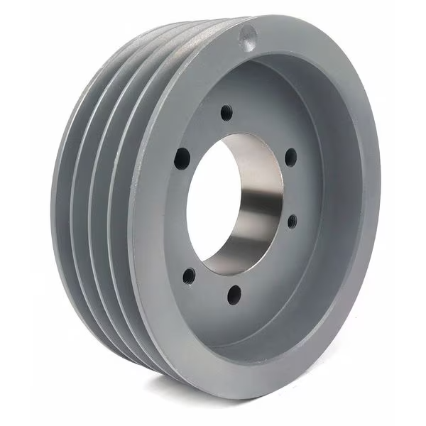 V Belt Pulley 6 Inch 4 Groove 3V 3VX SK Bushed Bore Cast Iron Sheave | eBay