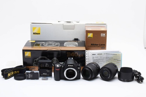 Nikon D40 Double Zoom Kit Ii 18-55Mm 55-200Mm Boxed 9325 | eBay