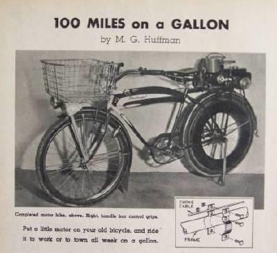 Motorized Bike 1945 How-To build PLANS Schwinn Conversion | eBay