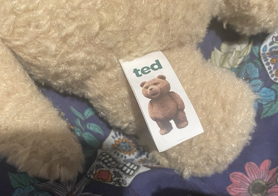 Talking Ted Plush Seth McFarland Toy Movie Non Swearing Soft Teddy Bear ...