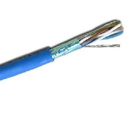 1000' Ft CAT6 23 AWG Shielded STP Ethernet Network Cable Blue Solid ...