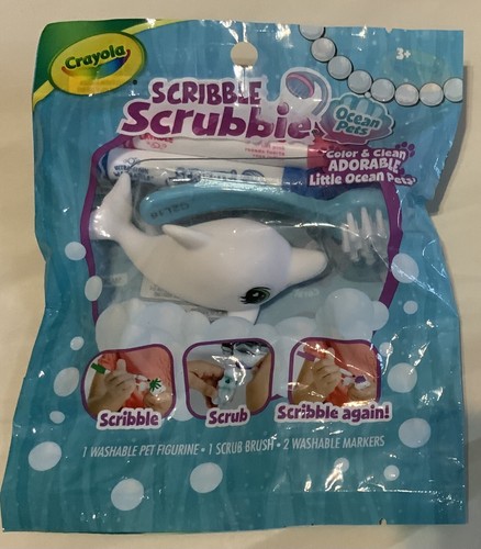 Crayola Scribble Scrubbles Ocean Pets Sydney dolphin | eBay