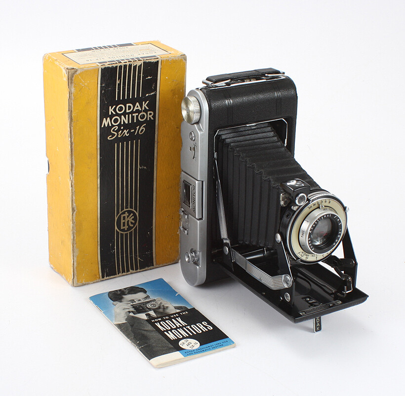 KODAK MONITOR SIX-16, 126/4.5 K.A. (HAZE, DUST), BOXED, PINHOLES/cks ...
