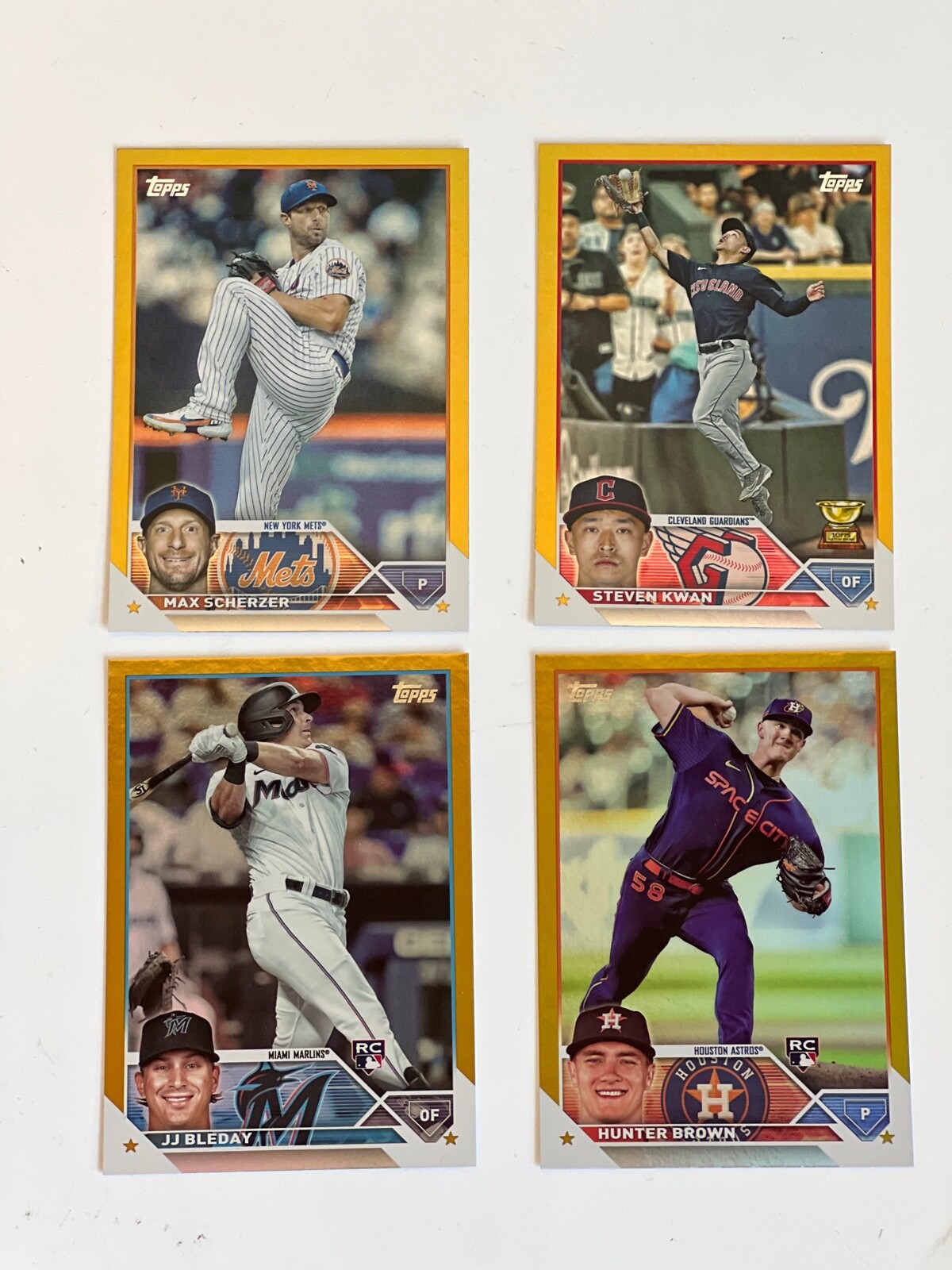 2023 Topps Series 1 Gold Foil Parallels Complete Your Set You Pick Your ...