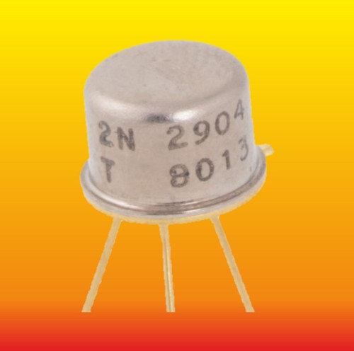 2N2904 LOT OF 2 TUNGSRAM SILICON PNP GOLD TRANSISTORS 0.6W 0.6A ~2N2905 ...