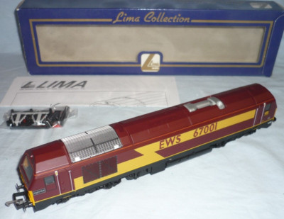 LIMA OO GAUGE EWS CLASS 67 DIESEL Bo-Bo LOCO 67001 NIGHT MAIL L205261 ...