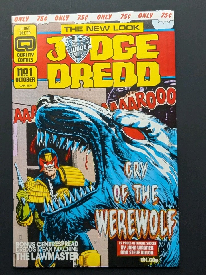 Judge Dredd #1 Cry of the Werewolf Vintage Quality Comic Book Issue ...