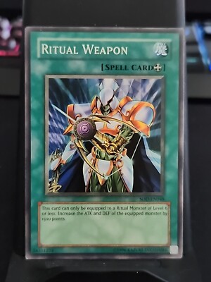 Ritual Weapon - Yugioh Spell Card - Vintage | eBay