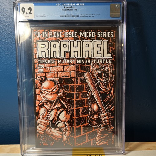 Raphael issue #1 1st printing - CGC 9.2 WP (1985, Mirage) 1st Casey ...