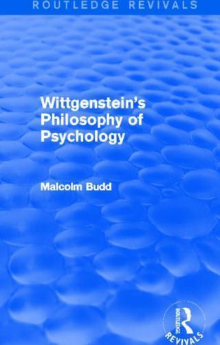 Wittgenstein's Philosophy of Psychology (Routledge Revivals) by Malcolm ...