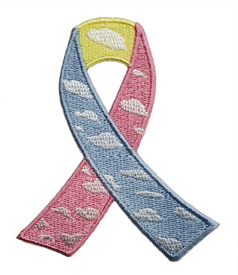 Congenital Diaphragmatic Hernia CDH Awareness Ribbon Embroidered Iron ...