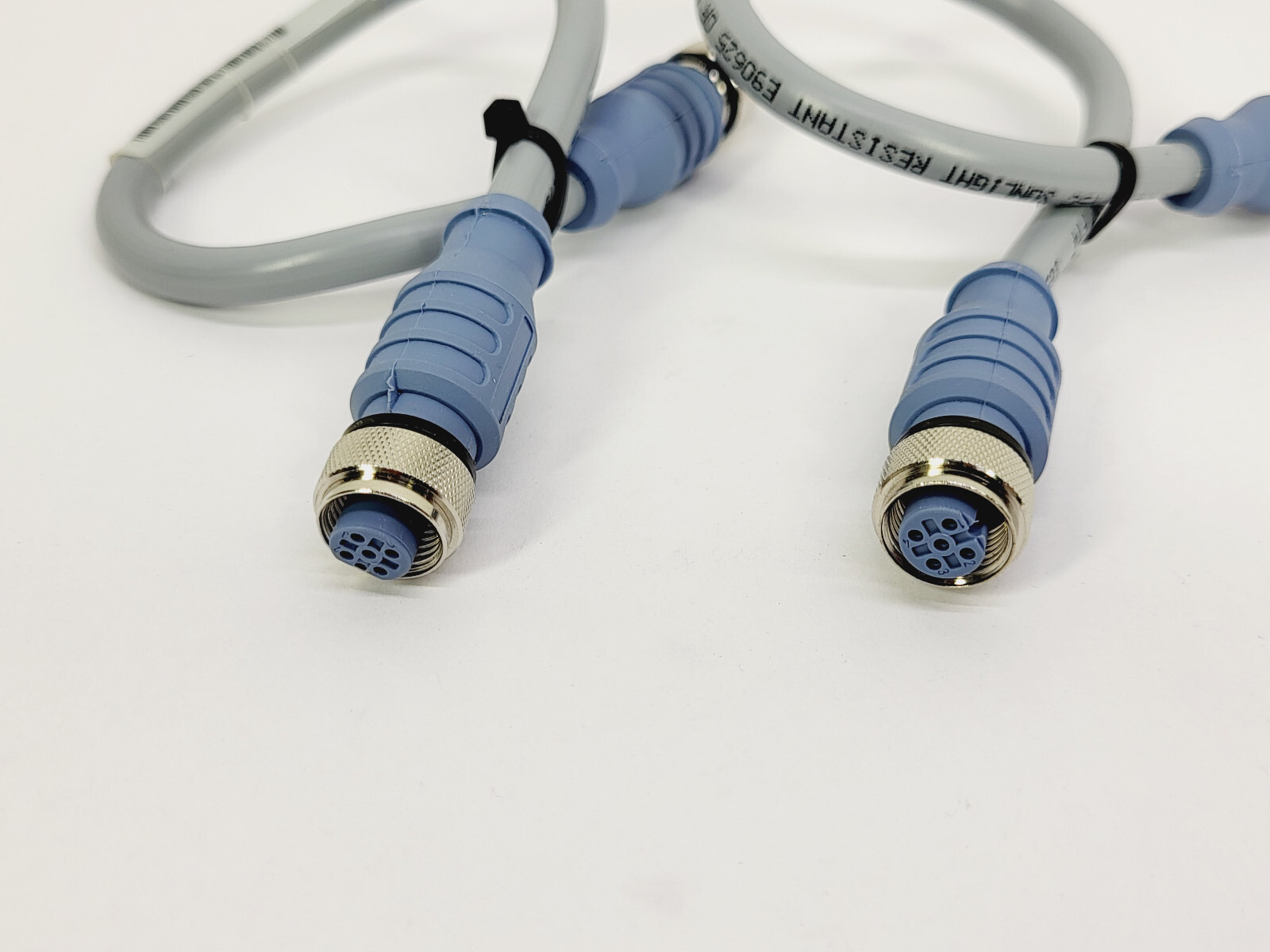 (2) TURCK U0320-02 RSC RKC 572-0.3M Devicenet Cable M12 Femal to M12 ...