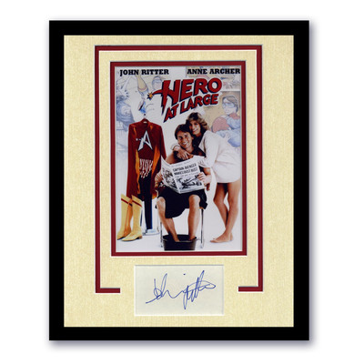 John Ritter "Hero at Large" AUTOGRAPH Signed Custom Framed 11x14 ...