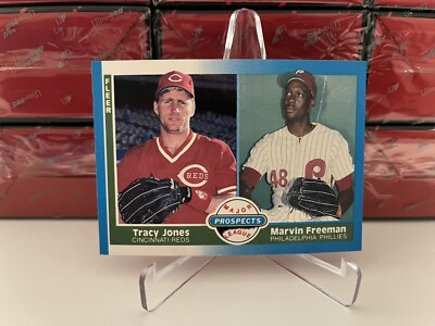 1987 MLB Fleer Tracy Jones / Marvin Freeman #651 Prospects Rookie Card ...