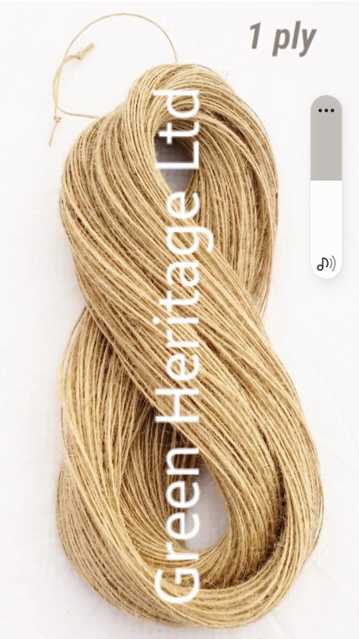 1m-1000m 1/2/3 ply Natural Brown Soft Jute Twine Sisal String Rustic ...