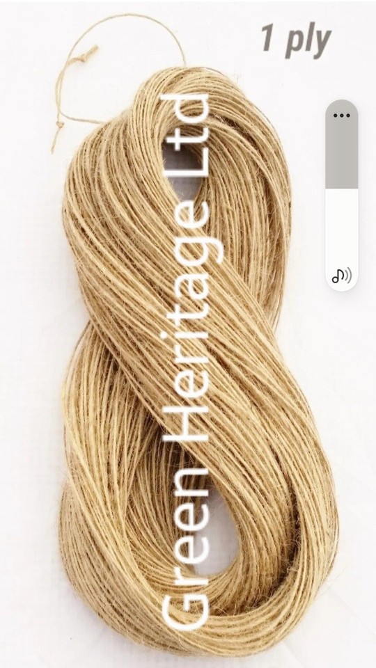 1m-1000m 1/2/3 ply Natural Brown Soft Jute Twine Sisal String Rustic ...