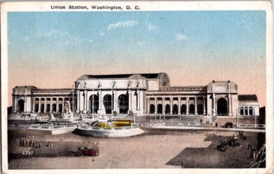 Vintage Postcard Washington DC Union Station Historic Train Terminal | eBay