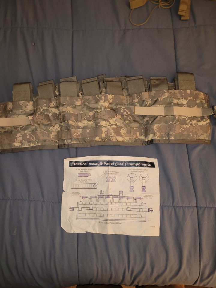 USGI TACTICAL ASSAULT PANEL (TAP) CHEST RIG Complete "NEW" | eBay