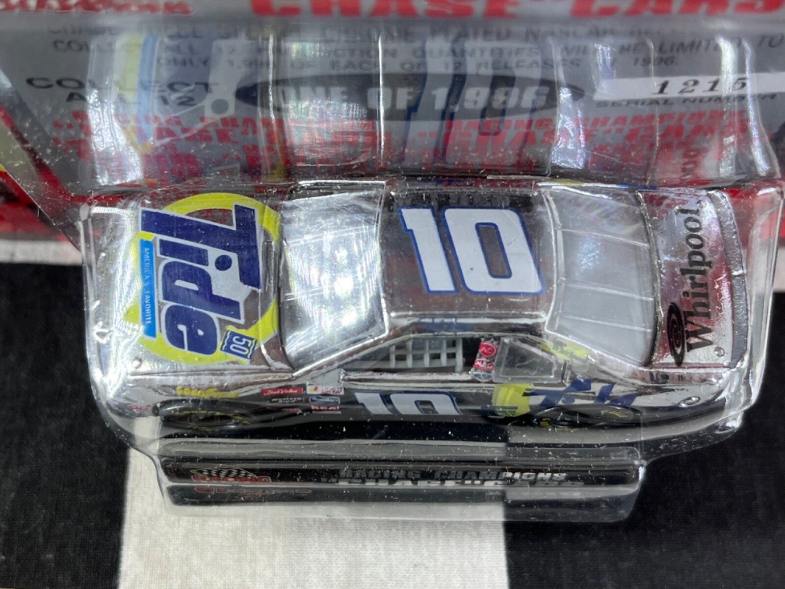 RC Chrome Chase Car 1:64 Ricky Rudd #10 Tide 1996 Ford Thunderbird ...