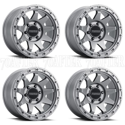 (4X) Method MR317 Wheels [17x8.5|6x135|ET:0|CB:87] Matte Titanium | eBay