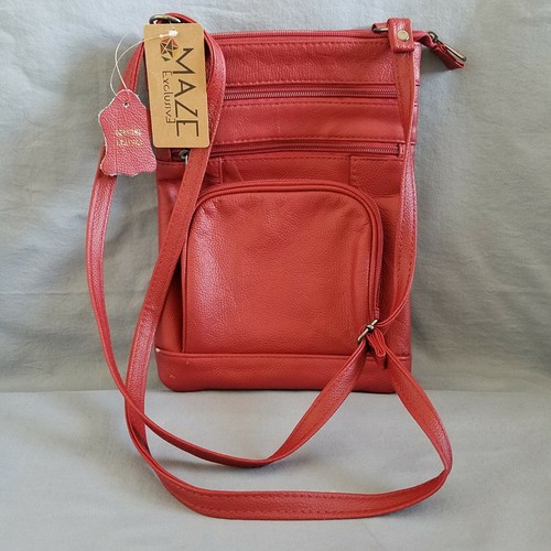 Women's Handbag Purse Shoulder Bag brand Maze Exclusive color Red | eBay