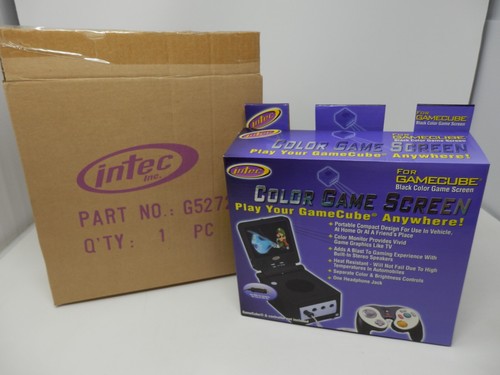 NEW SEALED Nintendo Gamecube Intec Game Screen Black Play Anywhere ...