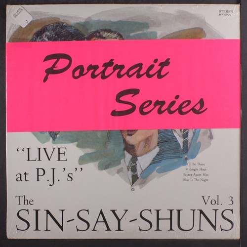 Sin-Say-Shuns : Live À P.J.'S, Vol. 3 West One 12" LP 33 RPM Scellé | eBay