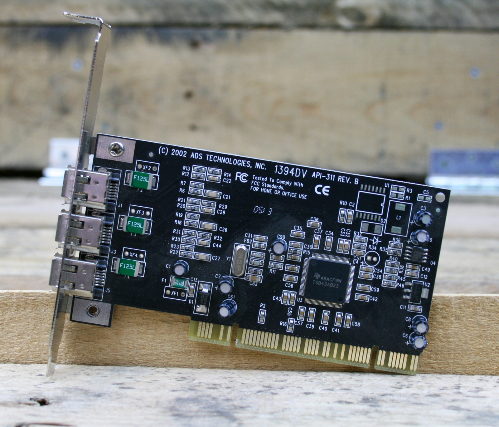 ADS: 3 Port PCI Firewire Controller Card - Rev. B, 1394DV API-311 Y | eBay