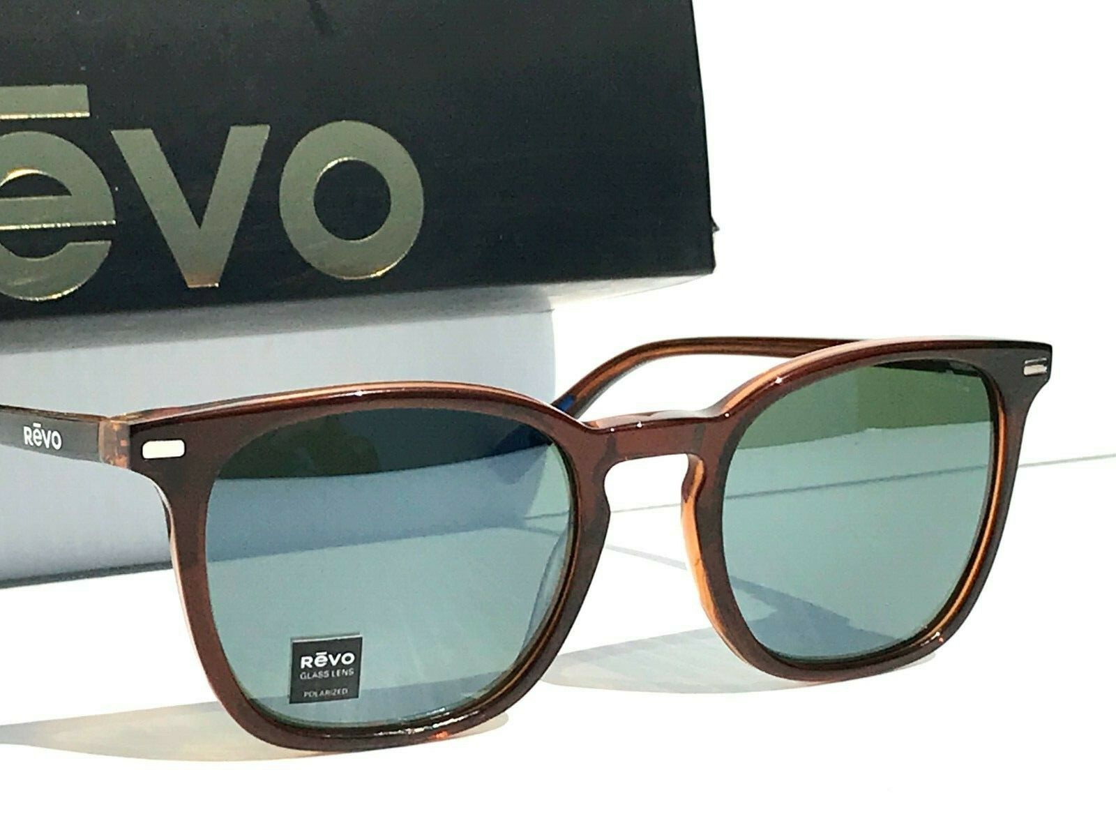 NEW Revo WATSON Brown Tortoise POLARIZED SG50 Glass Lens Sunglass 1129 ...