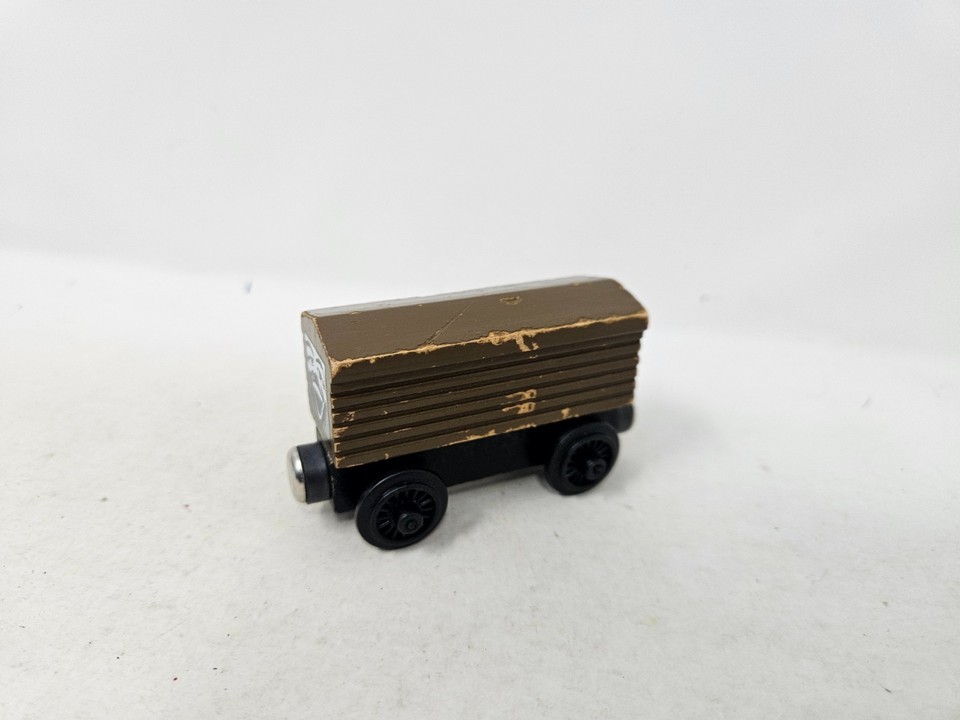 Thomas & Friends Wooden Railway Brown Troublesome Brakevan Train Tank ...