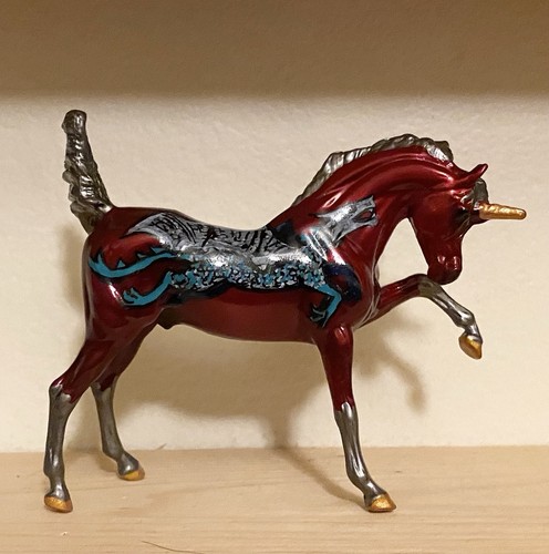 Custom Breyer Stablemate Twist Mold W/ Hand Painted Dragon Design | eBay