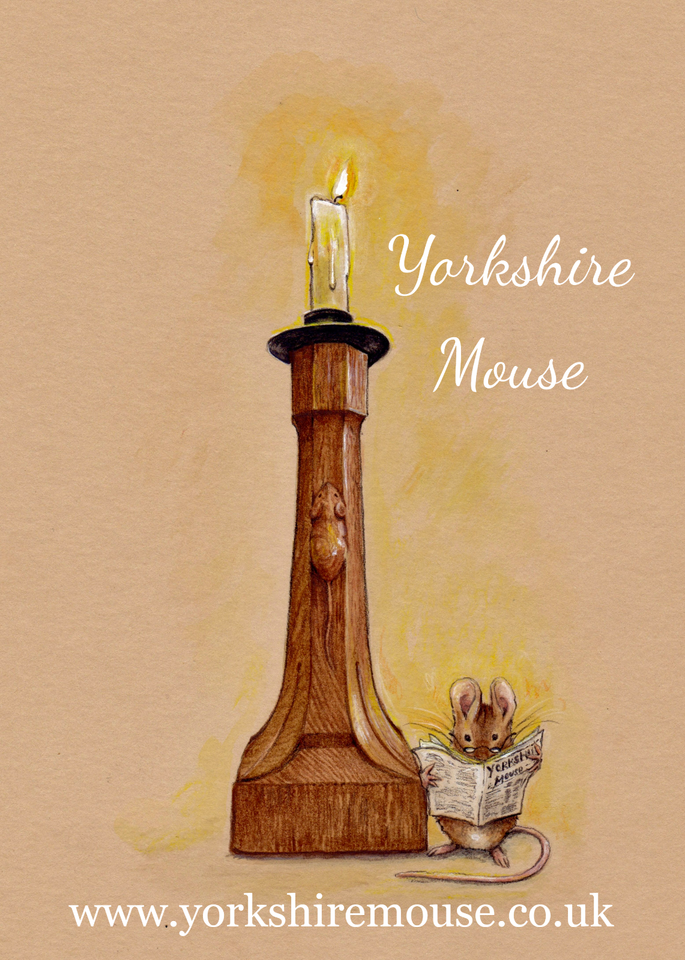 RARE ROBERT MOUSEMAN THOMPSON VINTAGE PIPE BOWL WITH SIGNATURE MOUSE ...