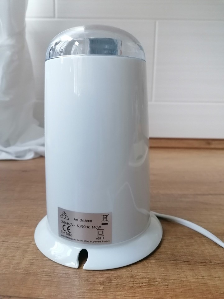 Severin Kaffeemühle Typ KM3868 H:17,5cm x Fuß 12cm 140Watt Made in Germany | eBay