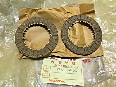 Honda C100 C102 C105 CA100 CA102 CD105 Disk Clutch Friction x2 NOS ...