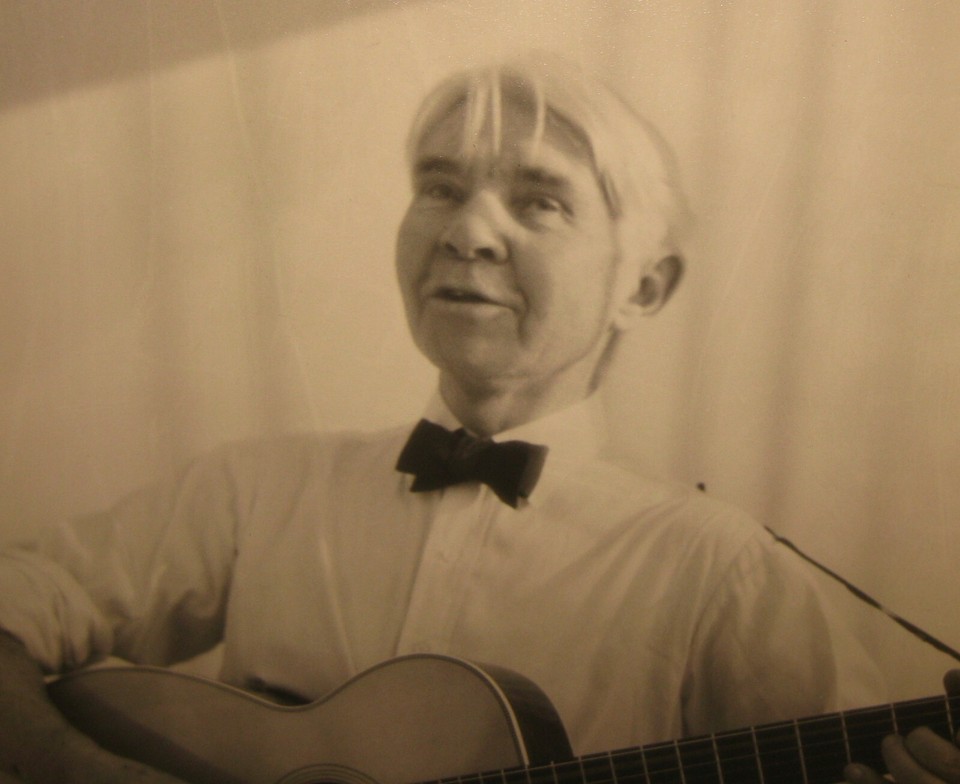 Original KAY BELL REYNAL 'Carl Sandburg with Guitar' PHOTO - Listed ...