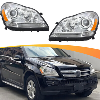 Headlight w/o Buld Set For 2007- 2012 Mercedes Benz GL450 Left + Right ...