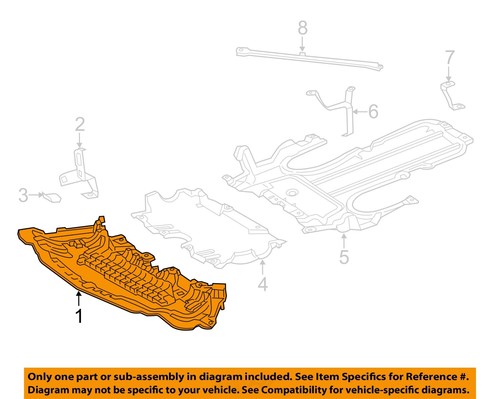 MERCEDES OEM 19-20 C300 Radiator Support Splash Shields-Front Shield ...