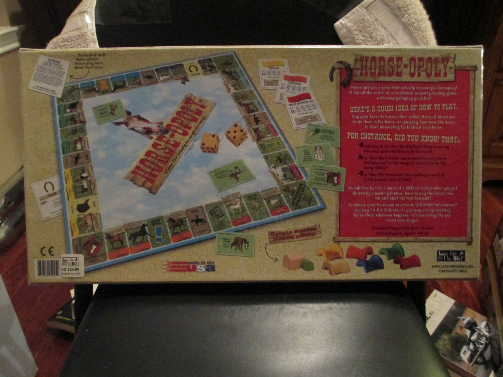 NIB Sealed Hasbro Horse-opoly Board Game Horseplay Equestrian | eBay